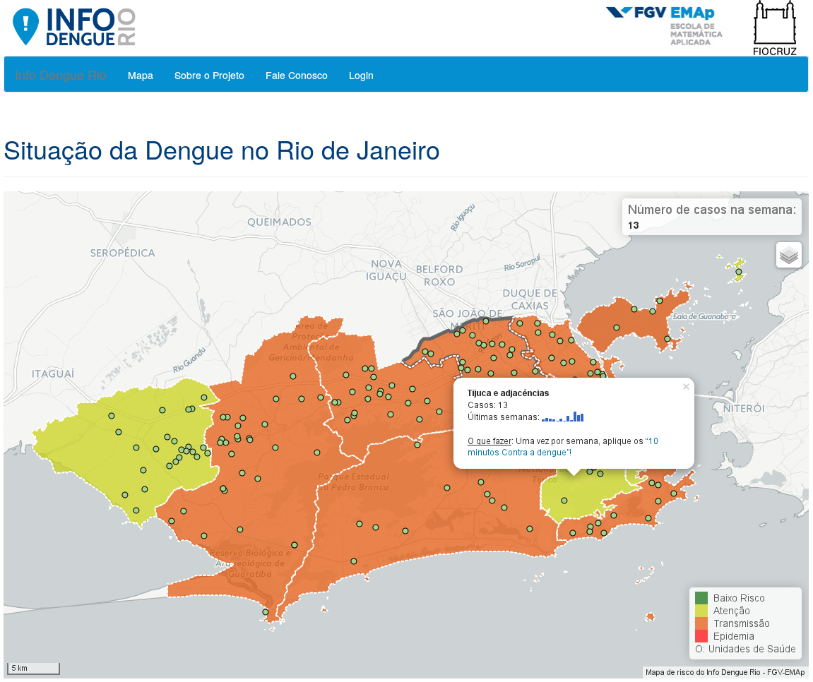 Mapa Da Dengue
